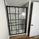 Zipcode Design™ Cyrus 48'' W x 72'' H Framed Shower Door with Clear ...