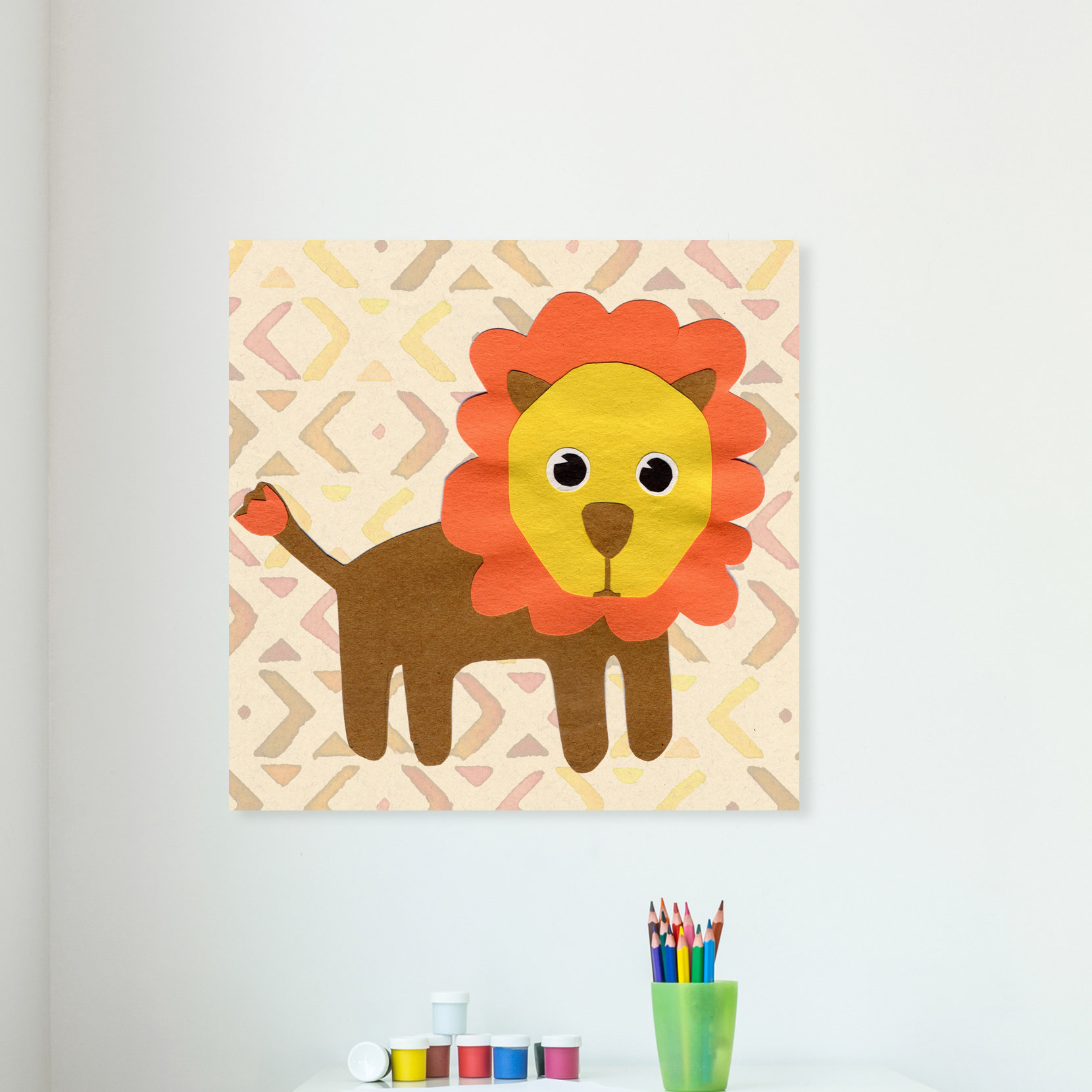 Isabelle & Max™ Hicks L for Lion Canvas Art | Wayfair