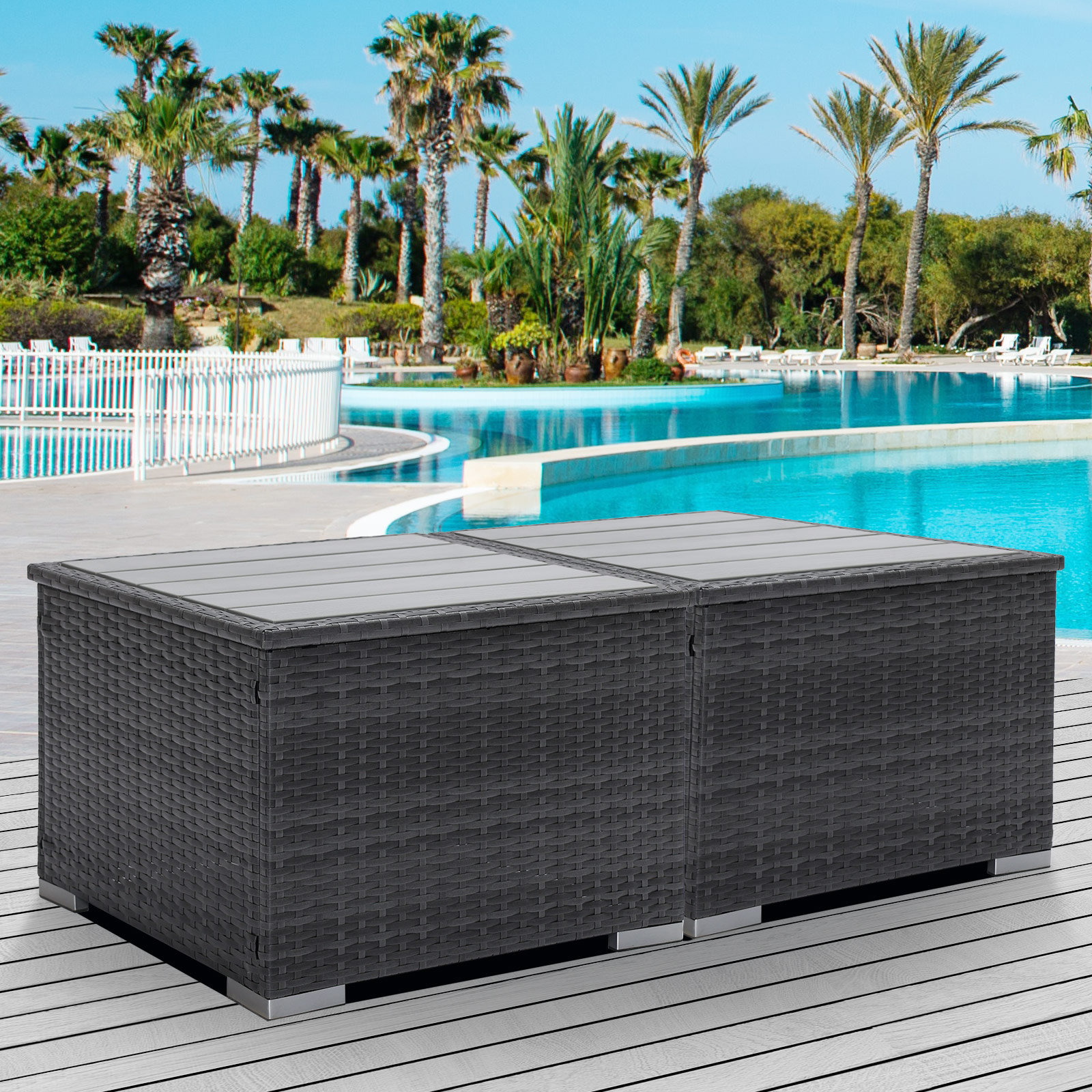 Latitude Run® Kivan 27.4 L x 27.4 W Outdoor Table | Wayfair