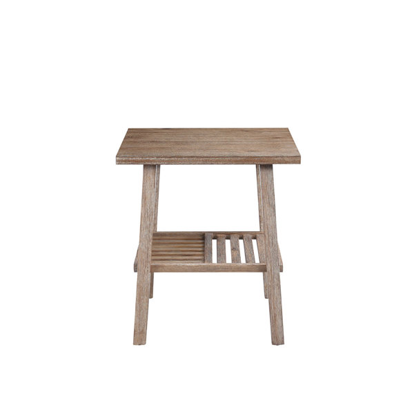 Highland Dunes Wentzel Solid Wood End Table | Wayfair