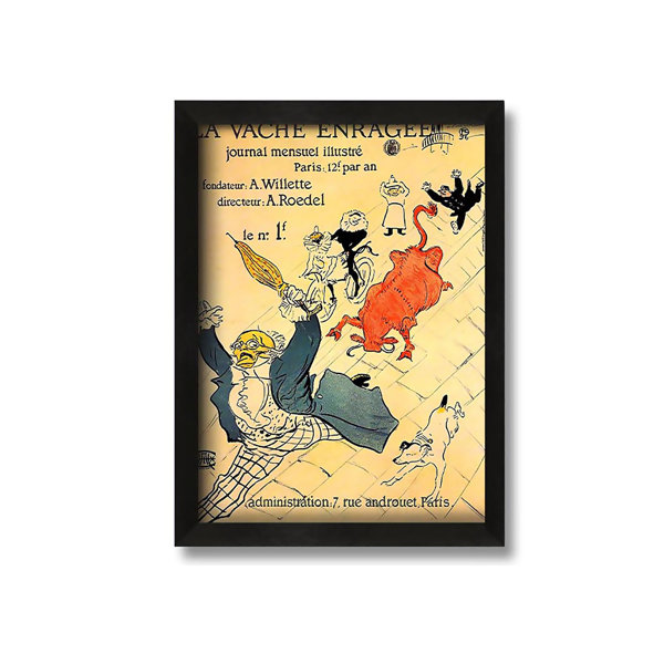 Happy Larry La Vache Enragee by Henri de Toulouse-Lautrec - Picture ...