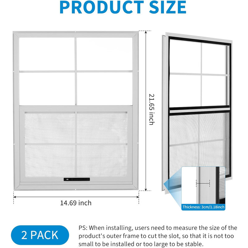 storm window sizes