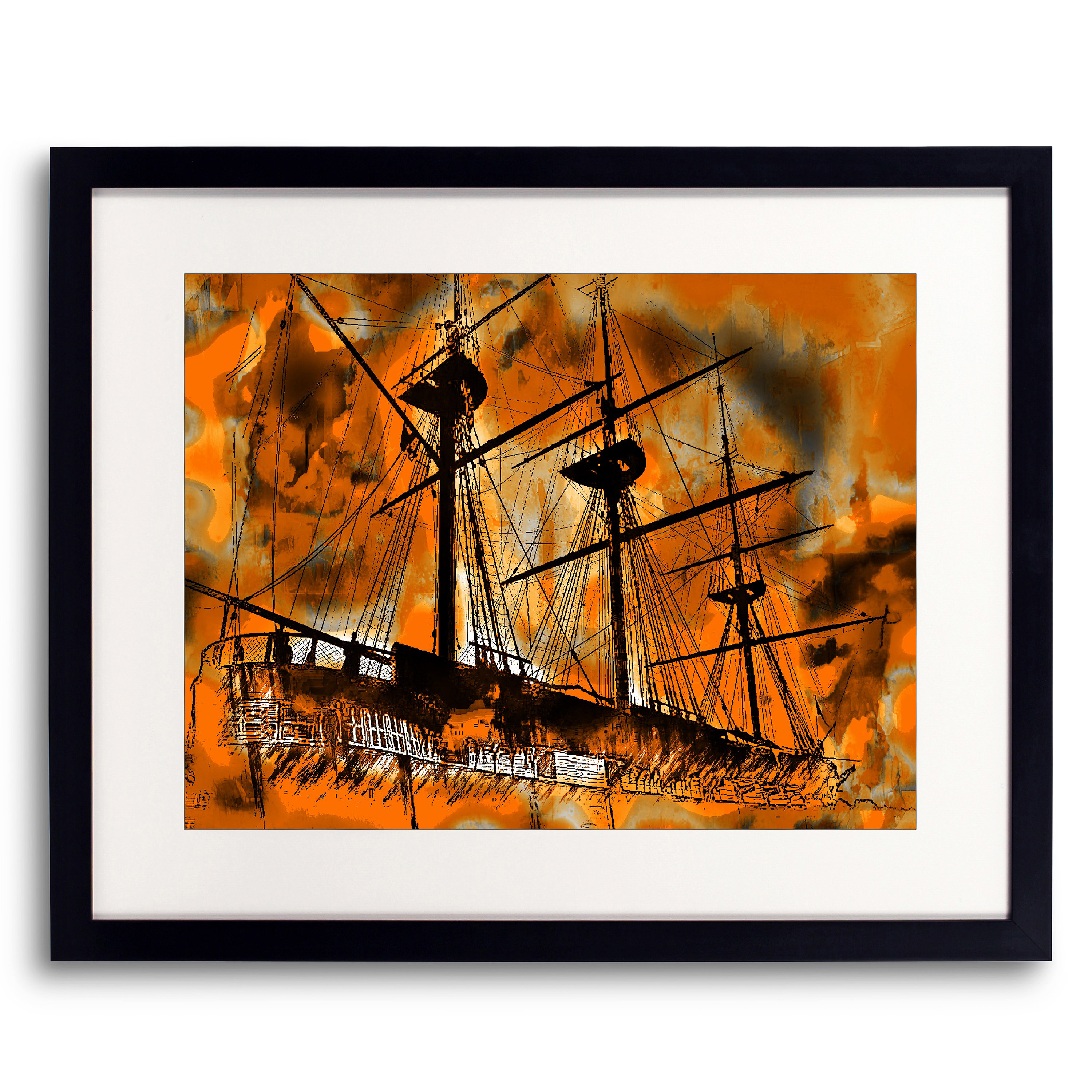 Made & Curated Pirate Ship By Leonard Askowitz | Perigold