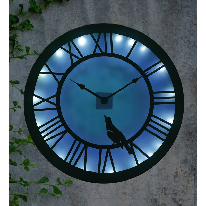 Regal Art & Gift Paradise Solar Clock - Bird & Reviews | Wayfair