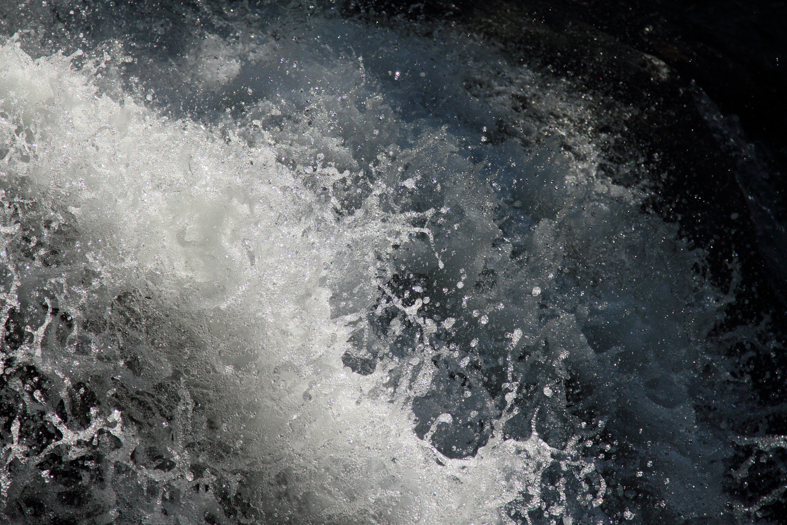 Hokku Designs Water Splash On Canvas Print | Wayfair