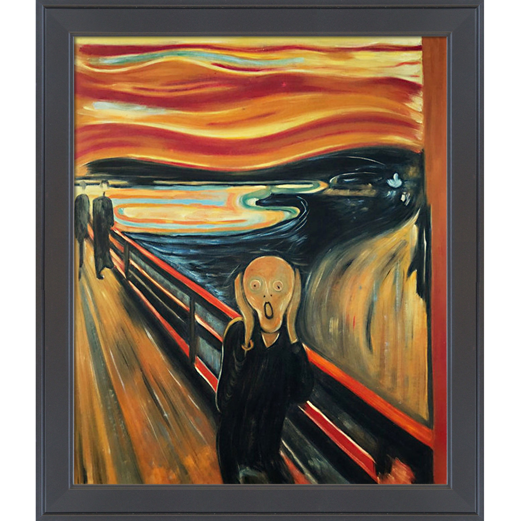 Wildon Home® The Scream by Edvard Munch - Floater Frame Painting on ...