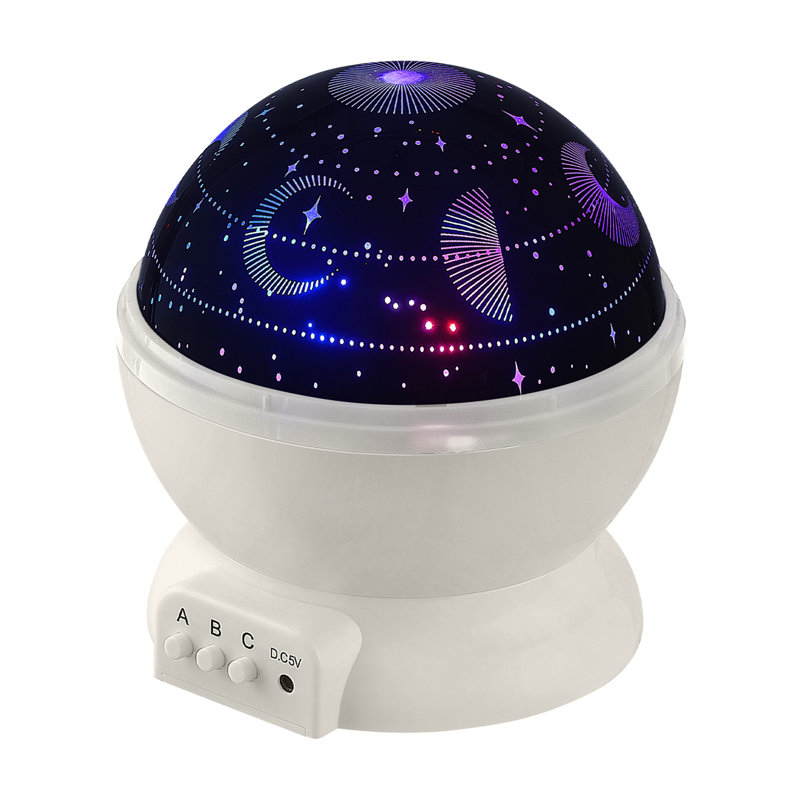 Zoomie Kids Airika Space Projector Night Light | Wayfair