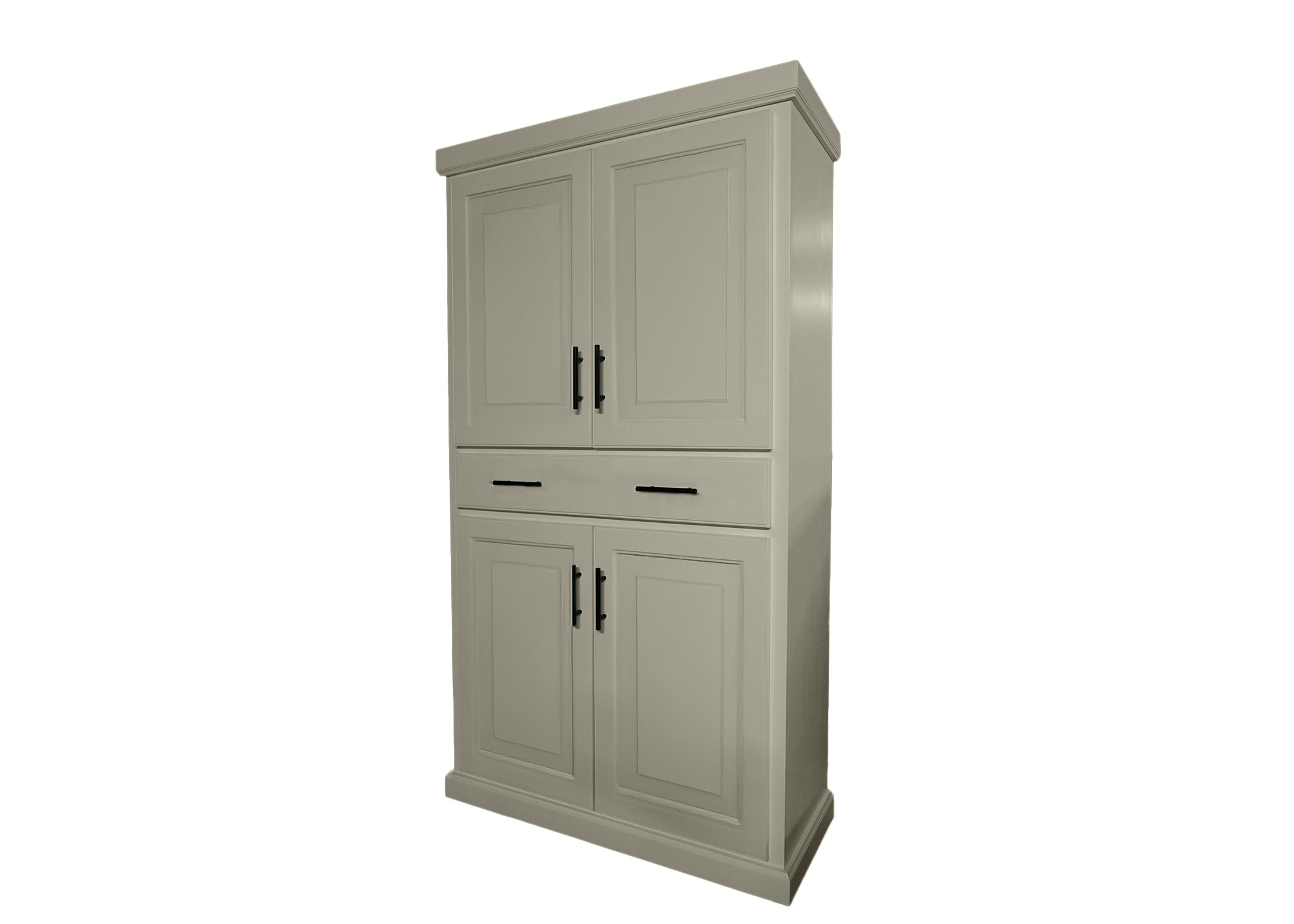 Red Barrel Studio® Savannah Solid Wood Kitchen Pantry cabinet with drawer | Wayfair