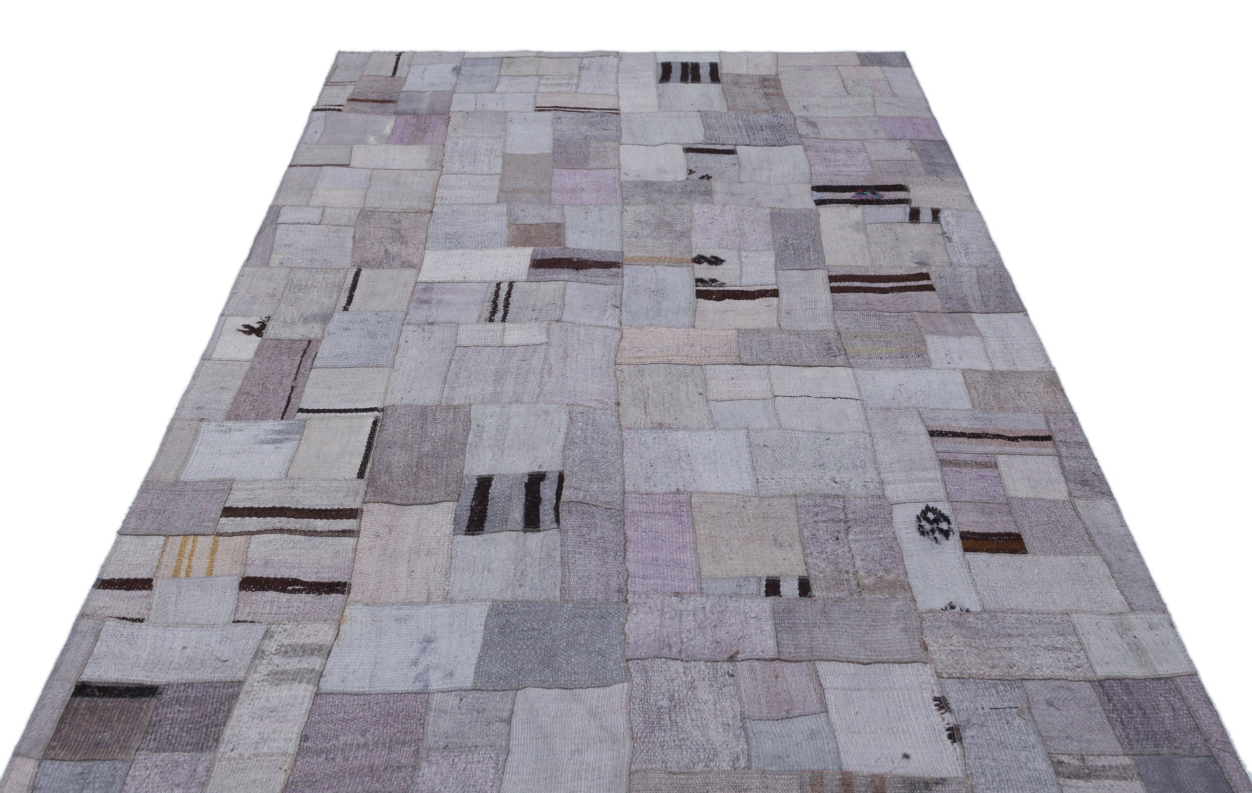 Lofy Teselya Wool Patchwork Rug | Wayfair