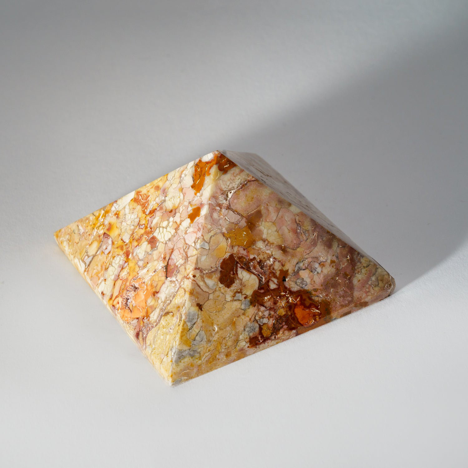 Astro Gallery of Gems Polished Picture Jasper Pyramid from Madagascar ...