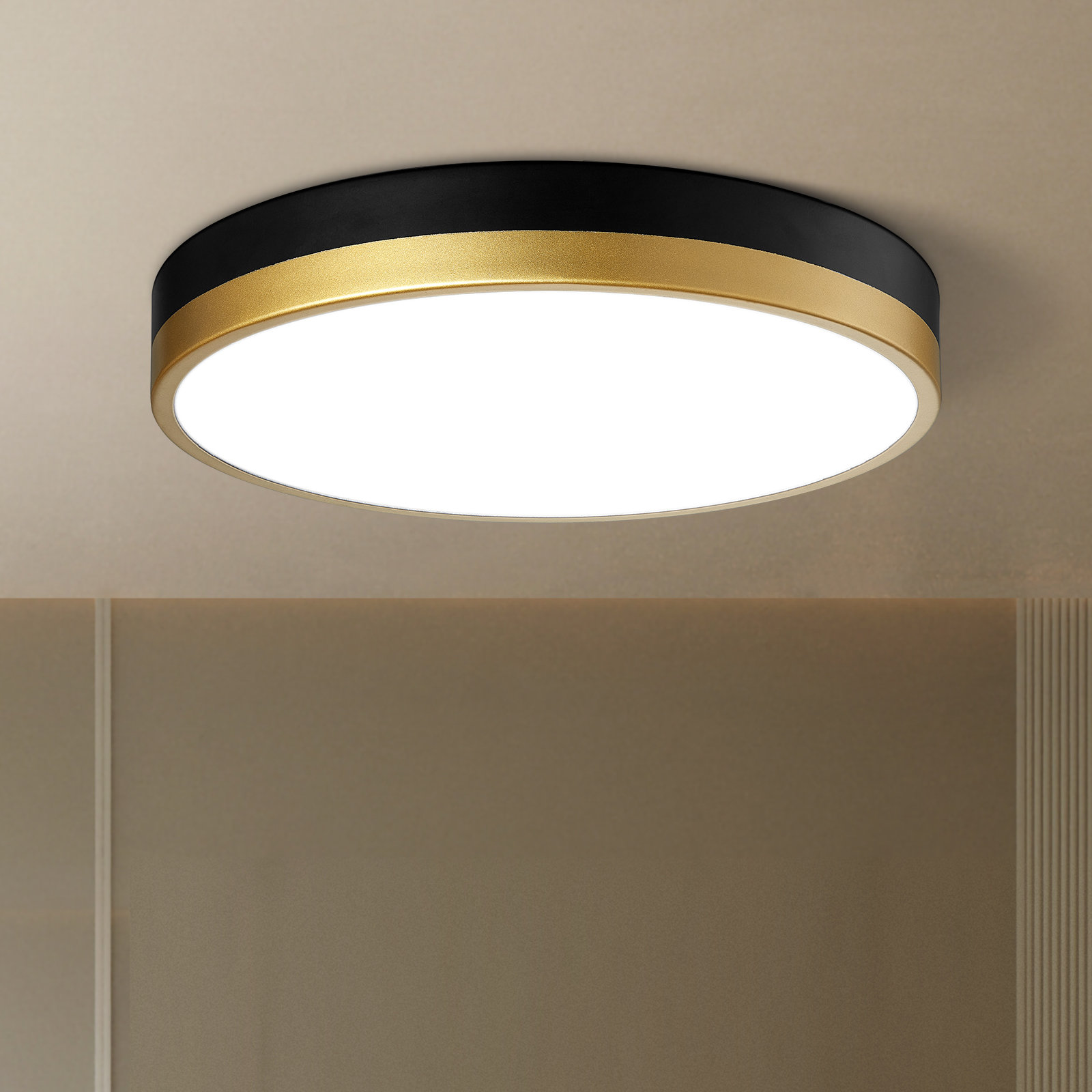 Wrought Studio™ Hopeland 1 - Light 13'' Simple Circle LED Flush Mount ...