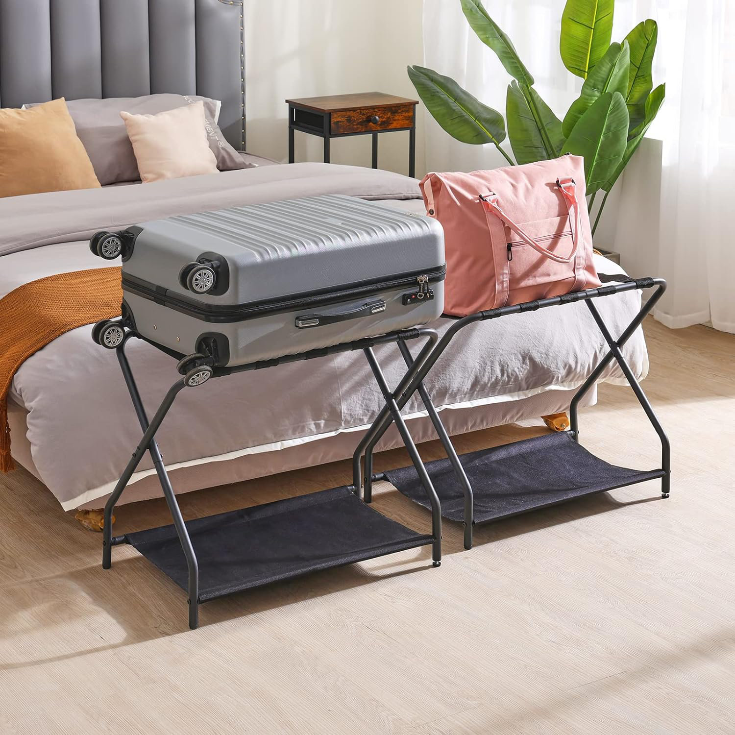 Koala Company Folding Iron Luggage Rack | Wayfair