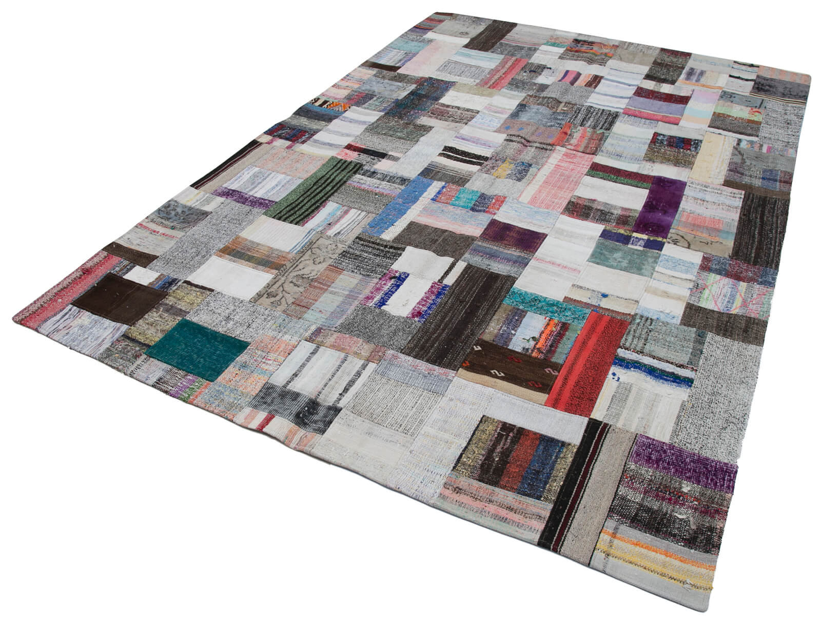 Bungalow Rose Amillano Patchwork Machine Woven Rectangle 6'11" x 10'1 ...