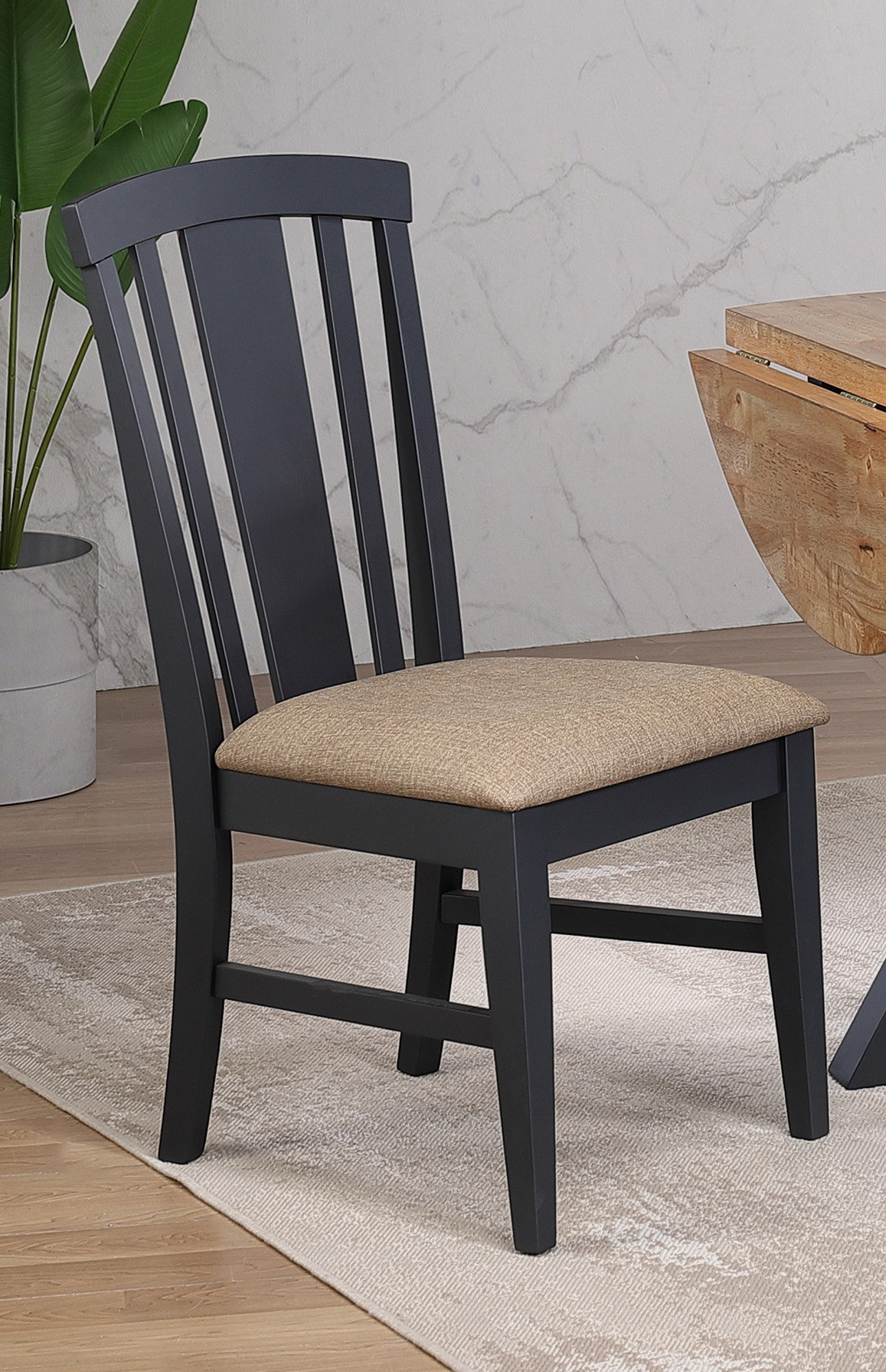 ECI Furniture Chaise d'appoint en bois massif - Wayfair Canada