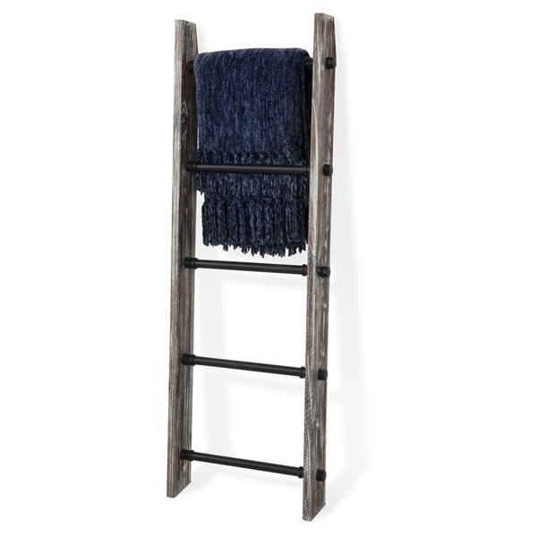 MyGift Bathroom Freestanding Ladder Towel Rack Holder | Wayfair