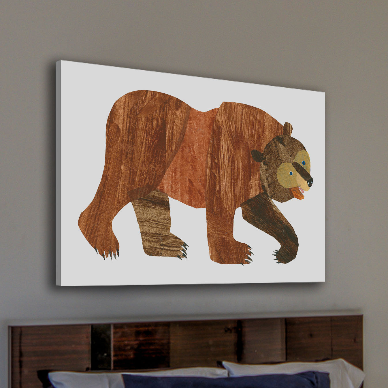 Viv + Rae™ Lamons 'Brown Bear' Print on Wrapped Canvas | Wayfair
