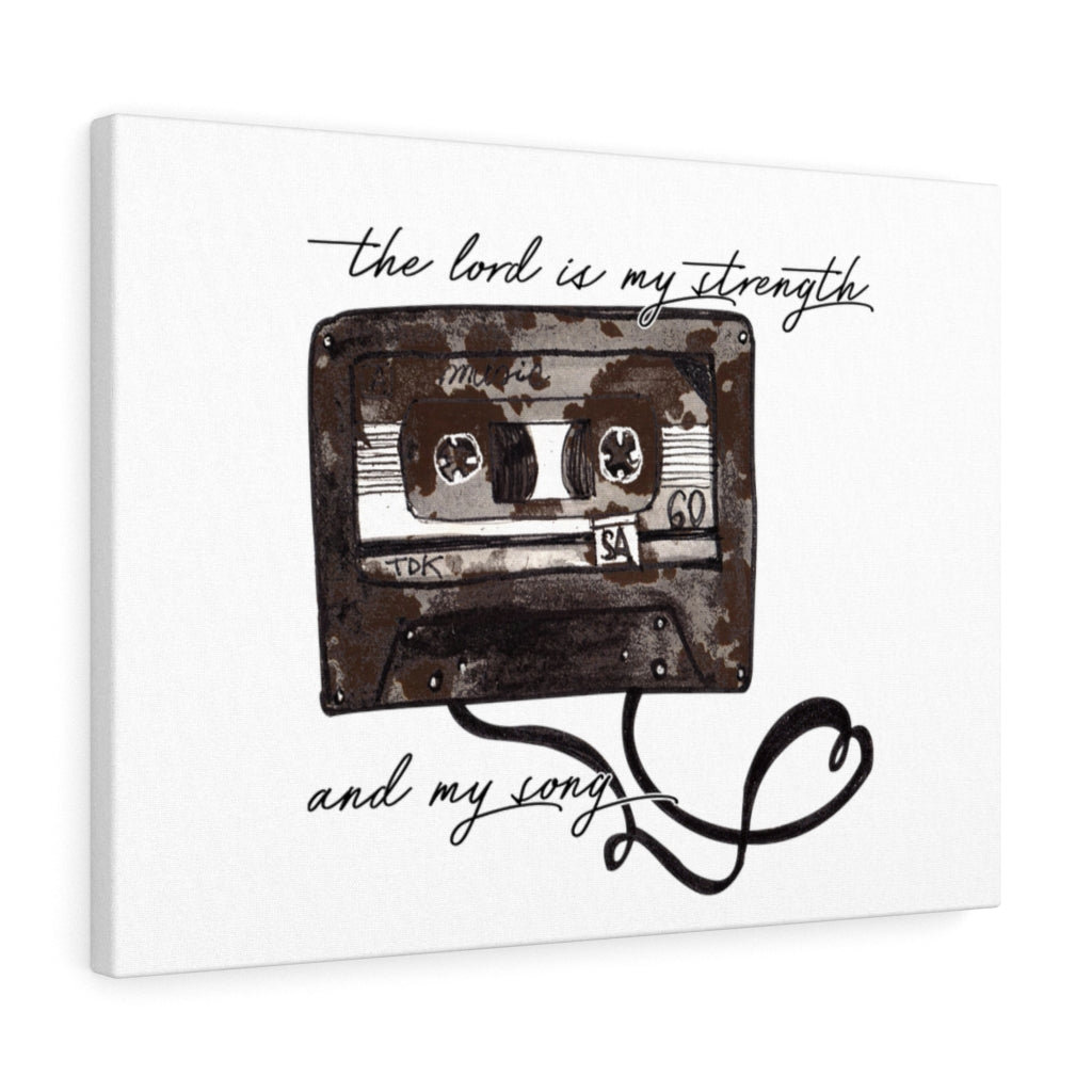 Trinx The Lord Is My Strength And My Song Christian Wall Art Bible ...