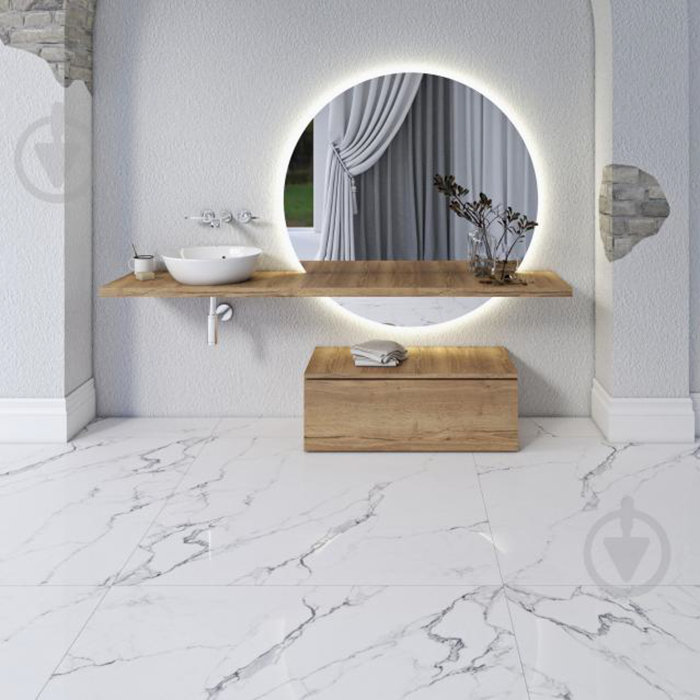 Qube Tiles Statuarietto 36" x 36" Marble Statuario Look Spanish Tile ...