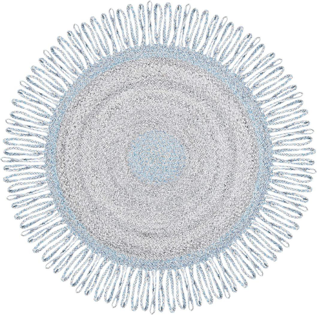 Bungalow Rose Handmade Tassel Area Rug_No Pattern and Not Solid Color ...