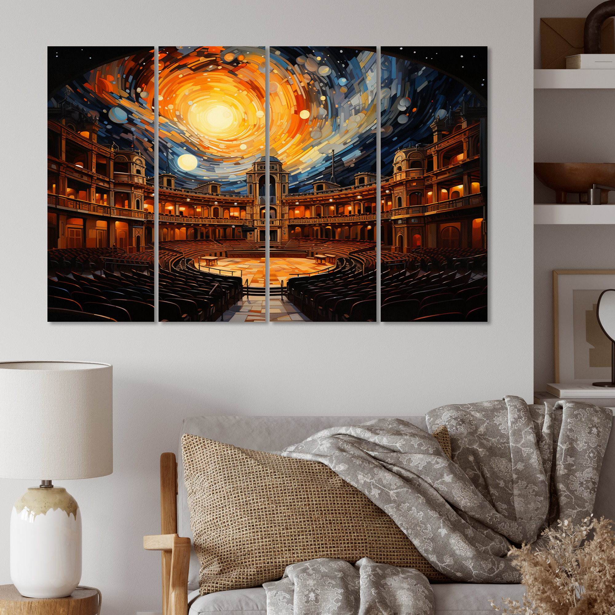Design Art Concert Halls Hall Of VI - Architecture Wall Art Living Room ...
