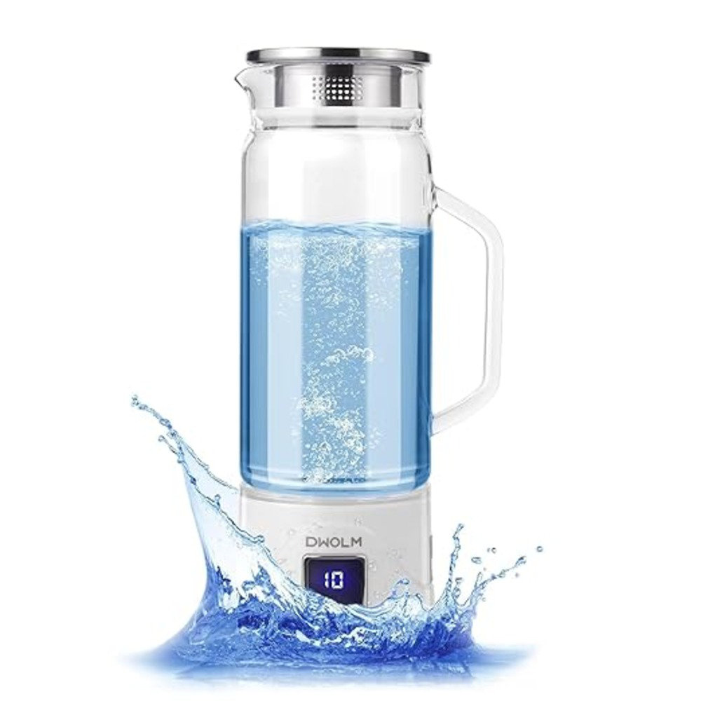 Invenitiah 35 Oz Hydrogen Water Pitcher, Health Tritan Material Hydrogen Water Generator ...