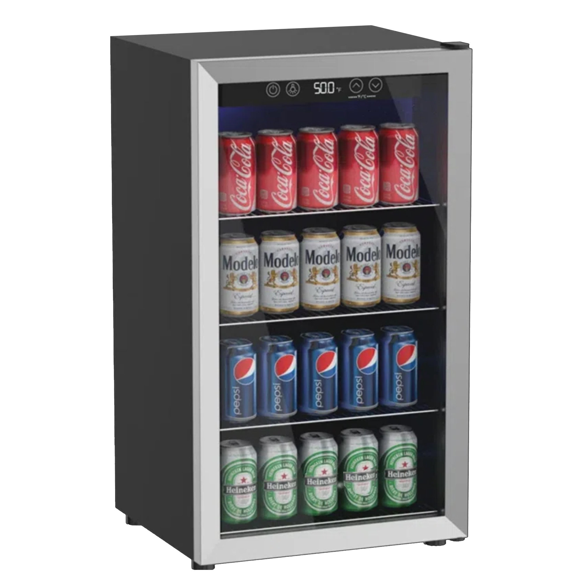 R.W.FLAME 120 Cans (12 oz.) 3.2 Cubic Feet Beverage Refrigerator ...