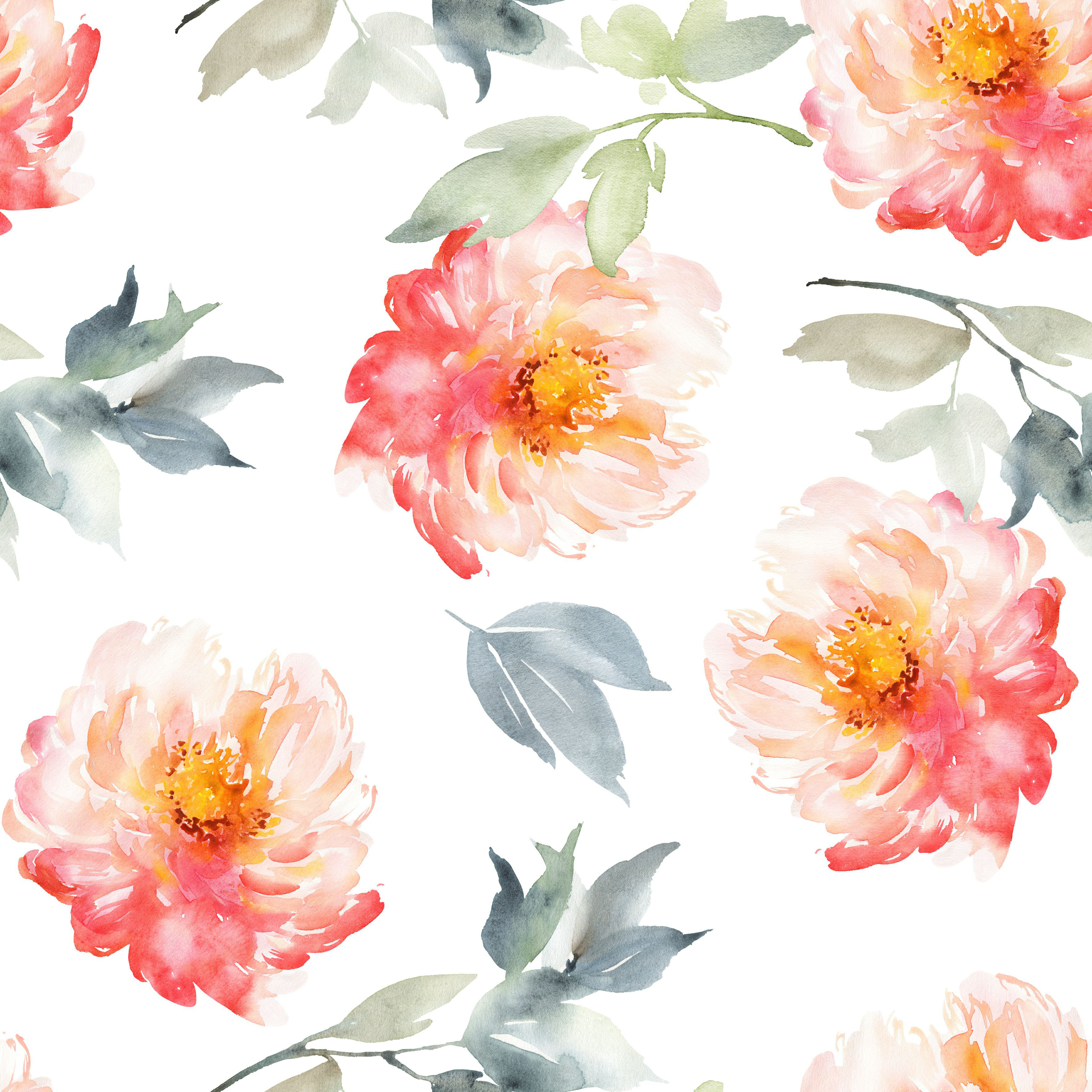 Winston Porter Watercolor Flowers Handmade by - Wrapped Canvas Graphic ...