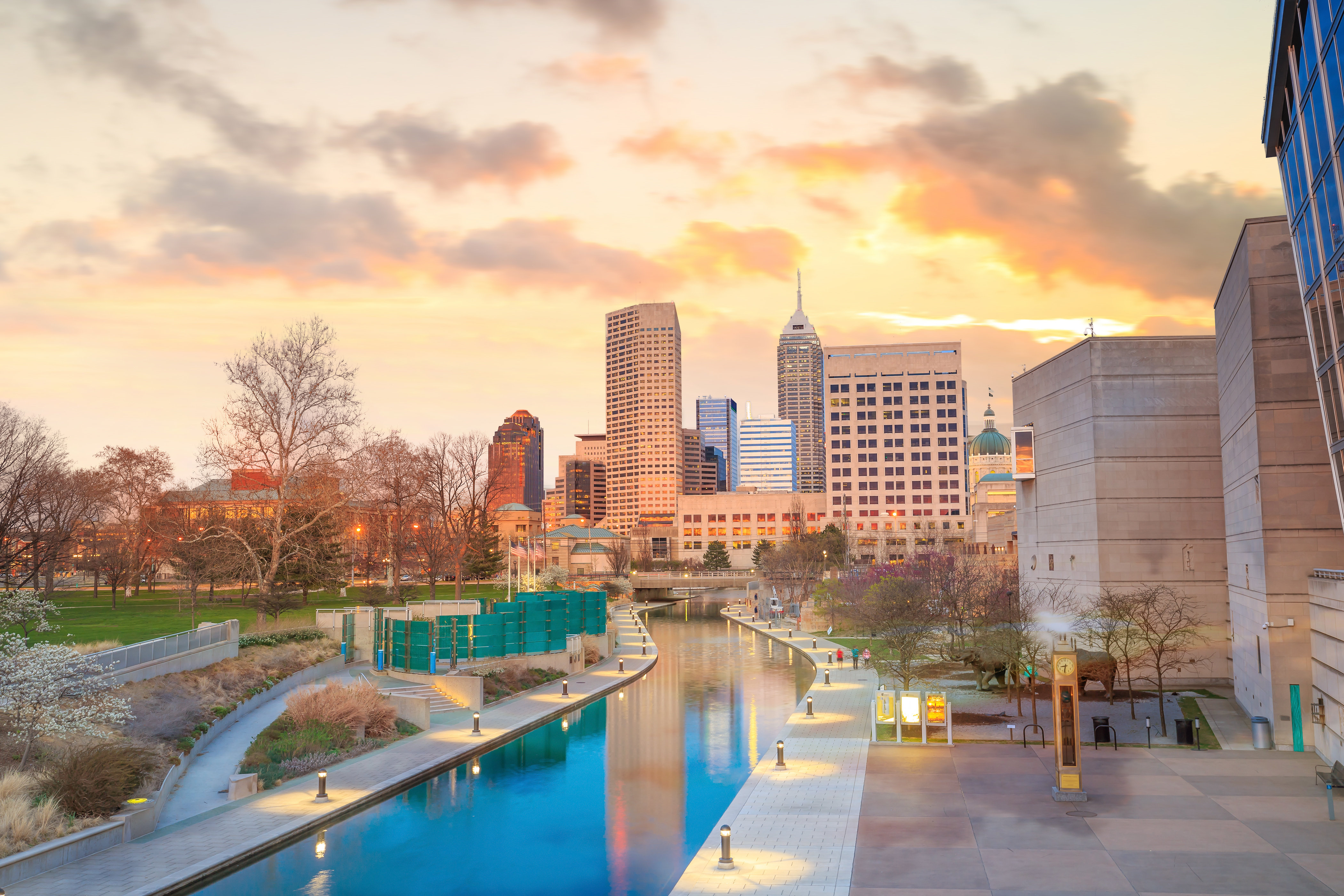 Ebern Designs Trishna Indianapolis Skyline | Wayfair
