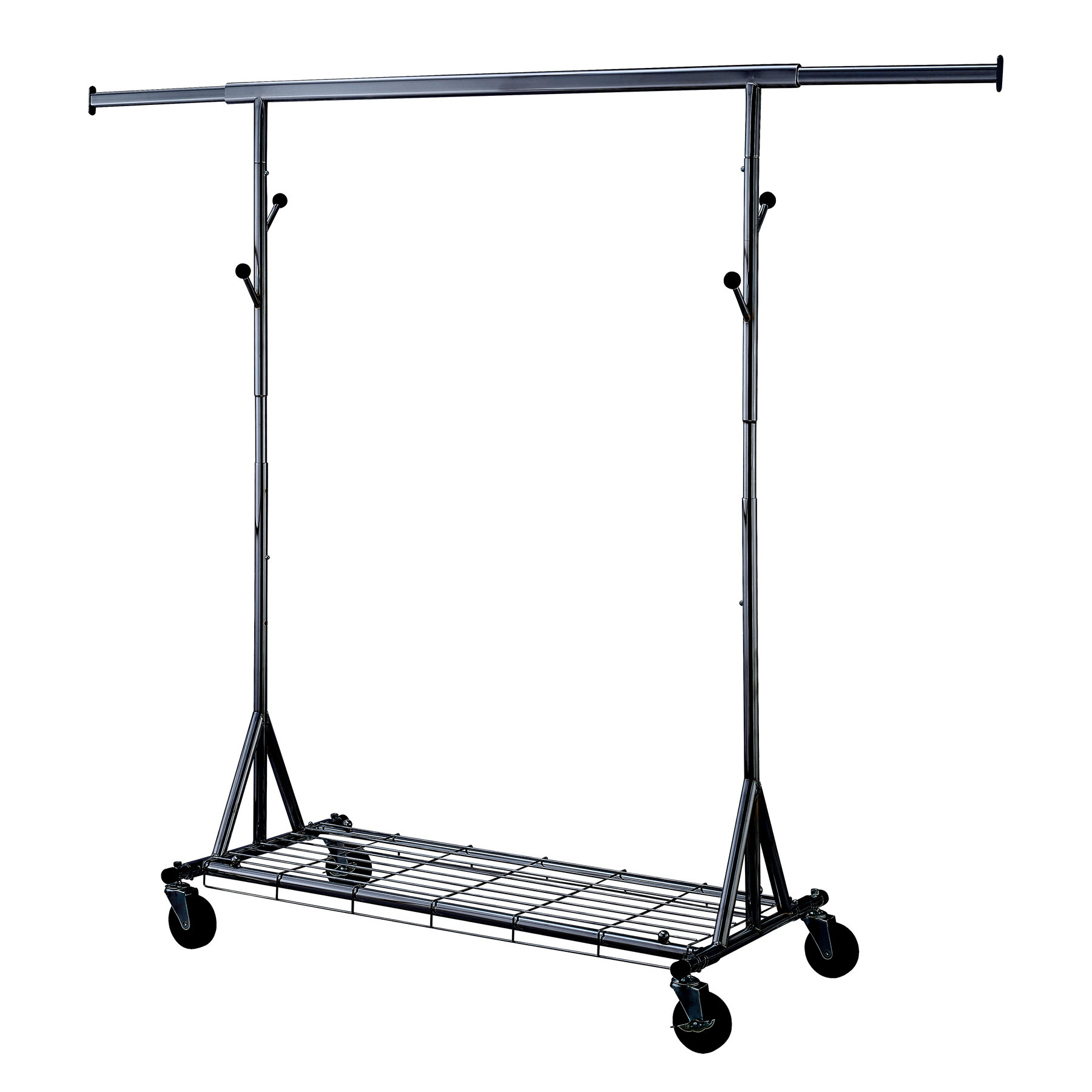 Rebrilliant Versatile Heavy Duty Rolling Clothes Rack For Various ...