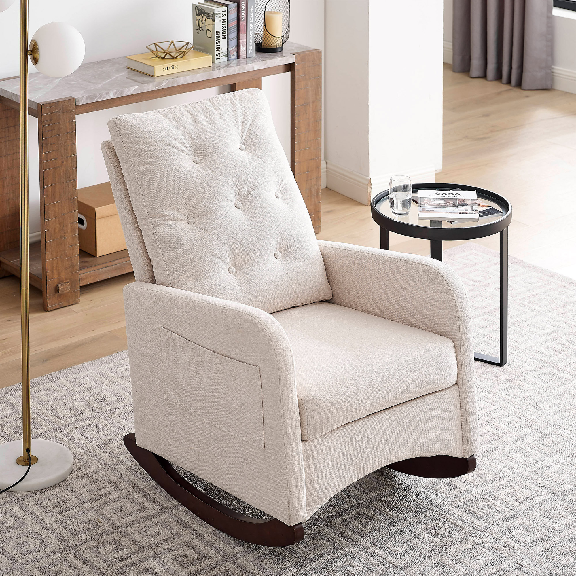 George Oliver Gerlisa Rocking Chair | Wayfair