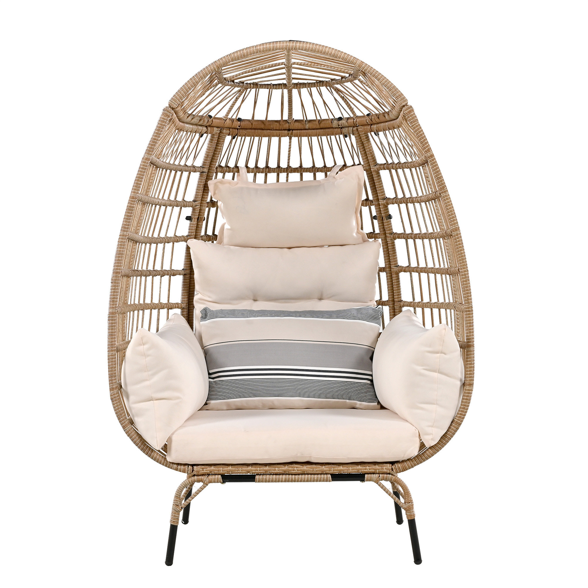 Gracie Oaks Westampton 1 Person Hammock Egg Chair Patio Chair Outdoor ...