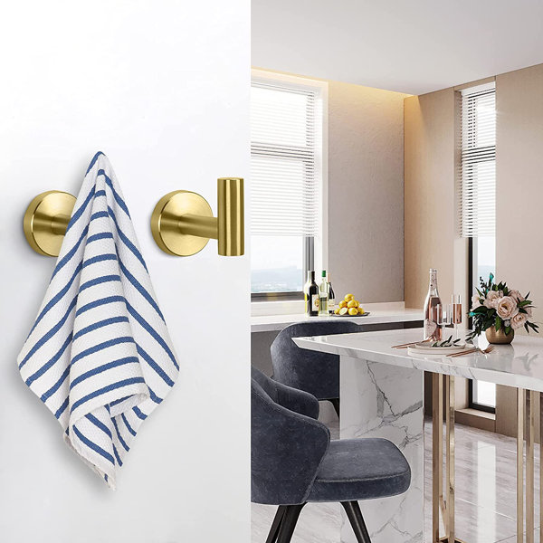 TEMMER Sus 304 Stainless Steel Mounting Towel Hook & Reviews | Wayfair