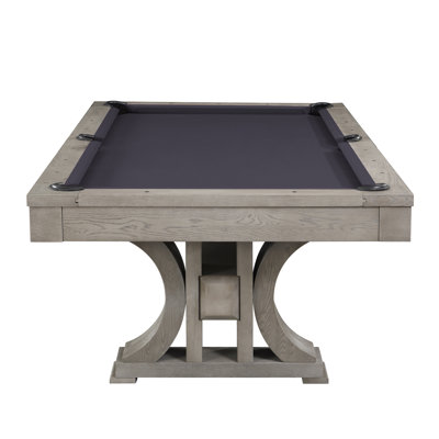 HB Home Sexton 8' Pool Table with Dining Top & Benches with ...