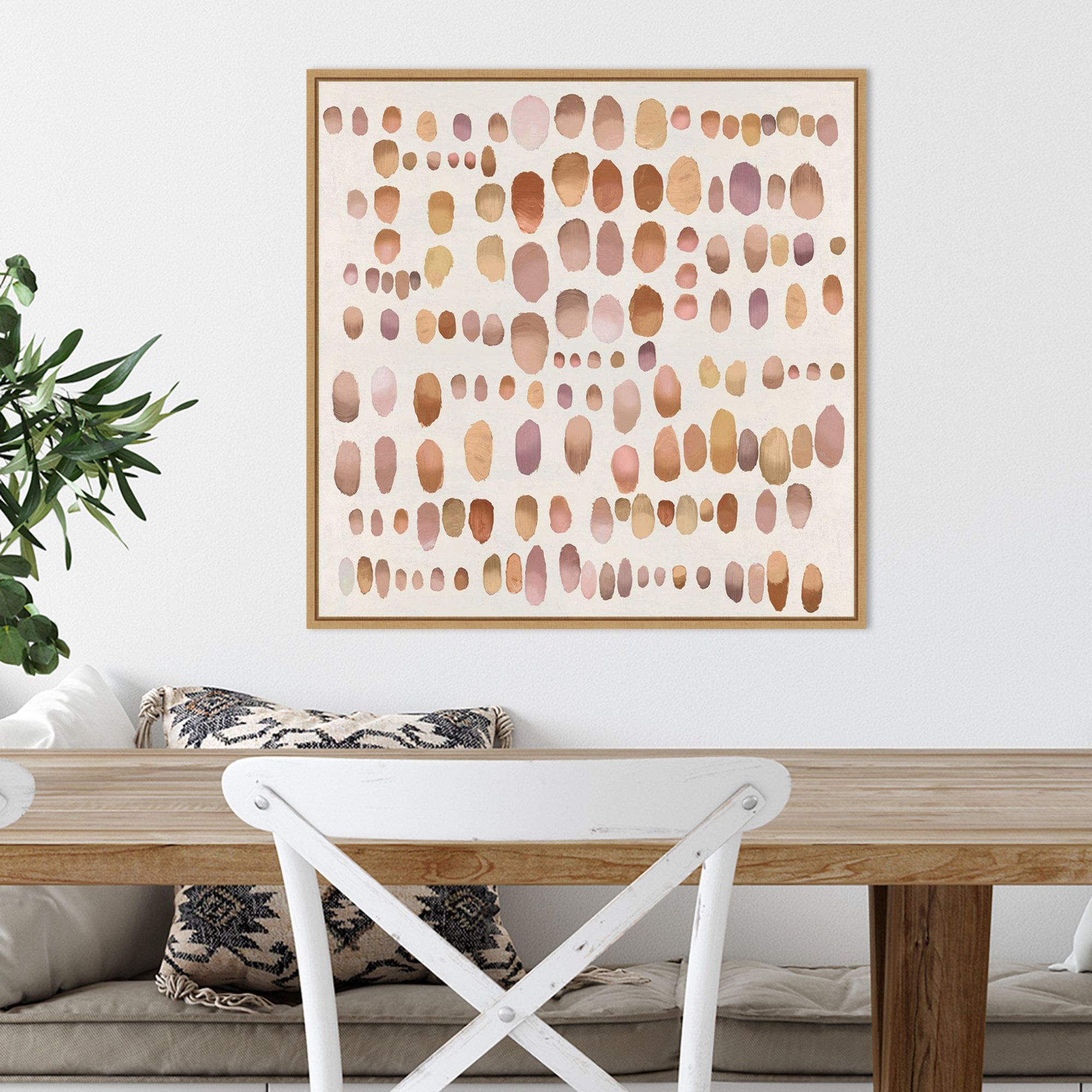 Ivy Bronx Playful Bronze II By Angela Perry Framed Canvas Wall Art ...