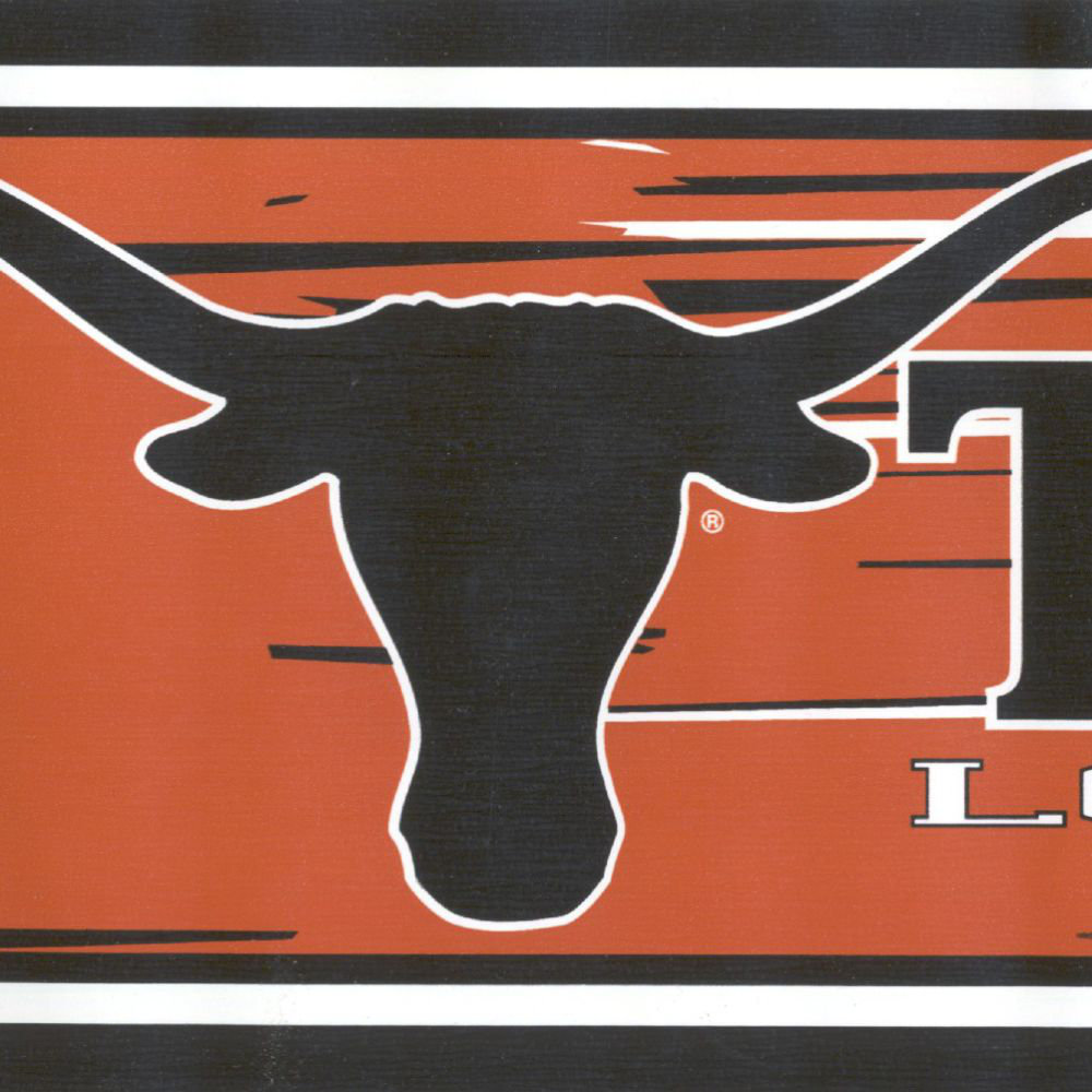 Latitude Run® Texas Longhorns 15' L x 7" W Wallpaper Border | Wayfair