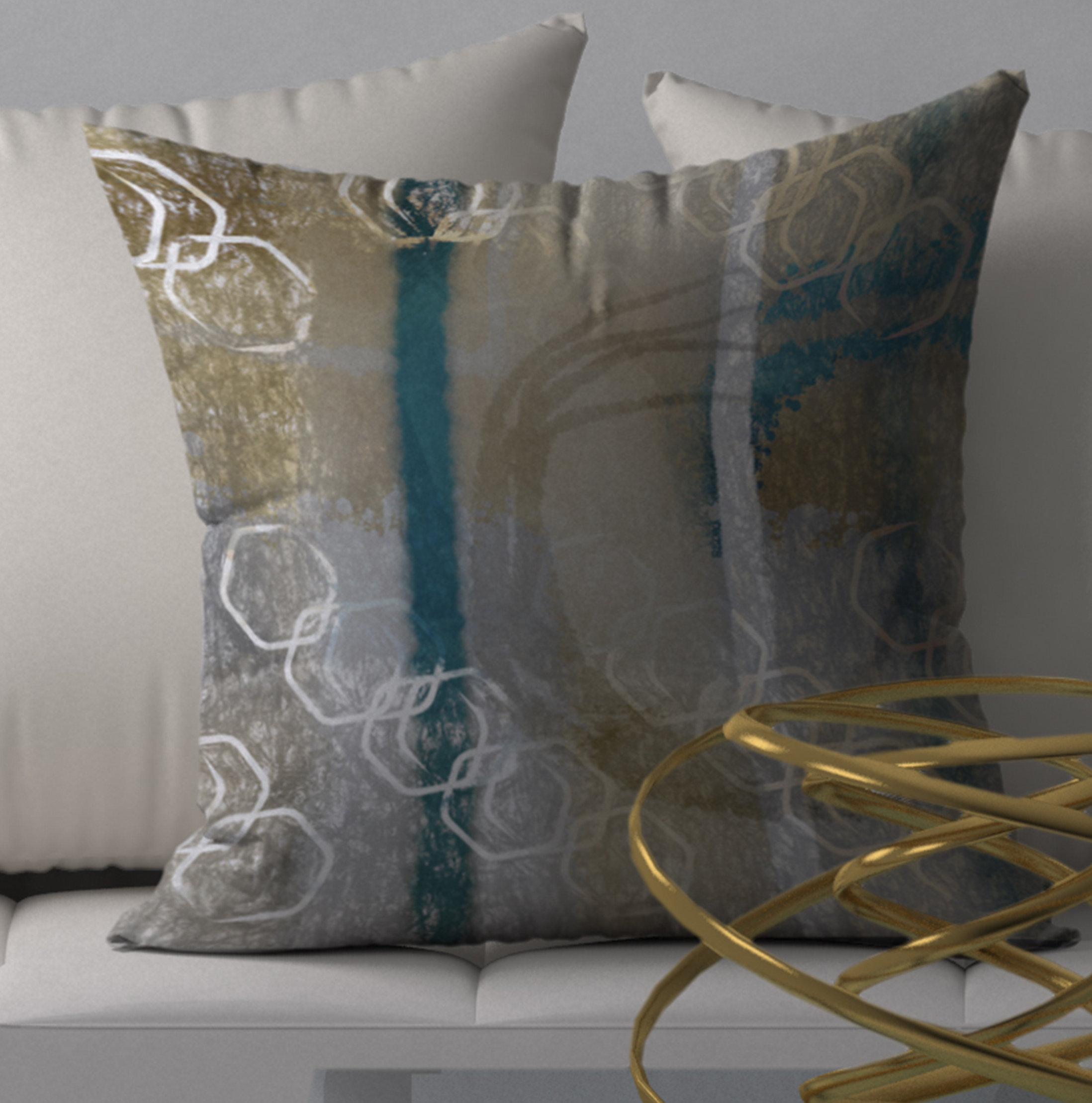 LeRoi Products Sensational Invincible Square Pillow Cover & Insert ...