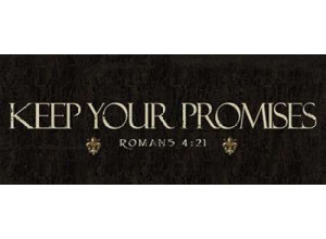 Trinx Keep Your Promises Poster Print By Taylor Greene (10 X 20) | Wayfair