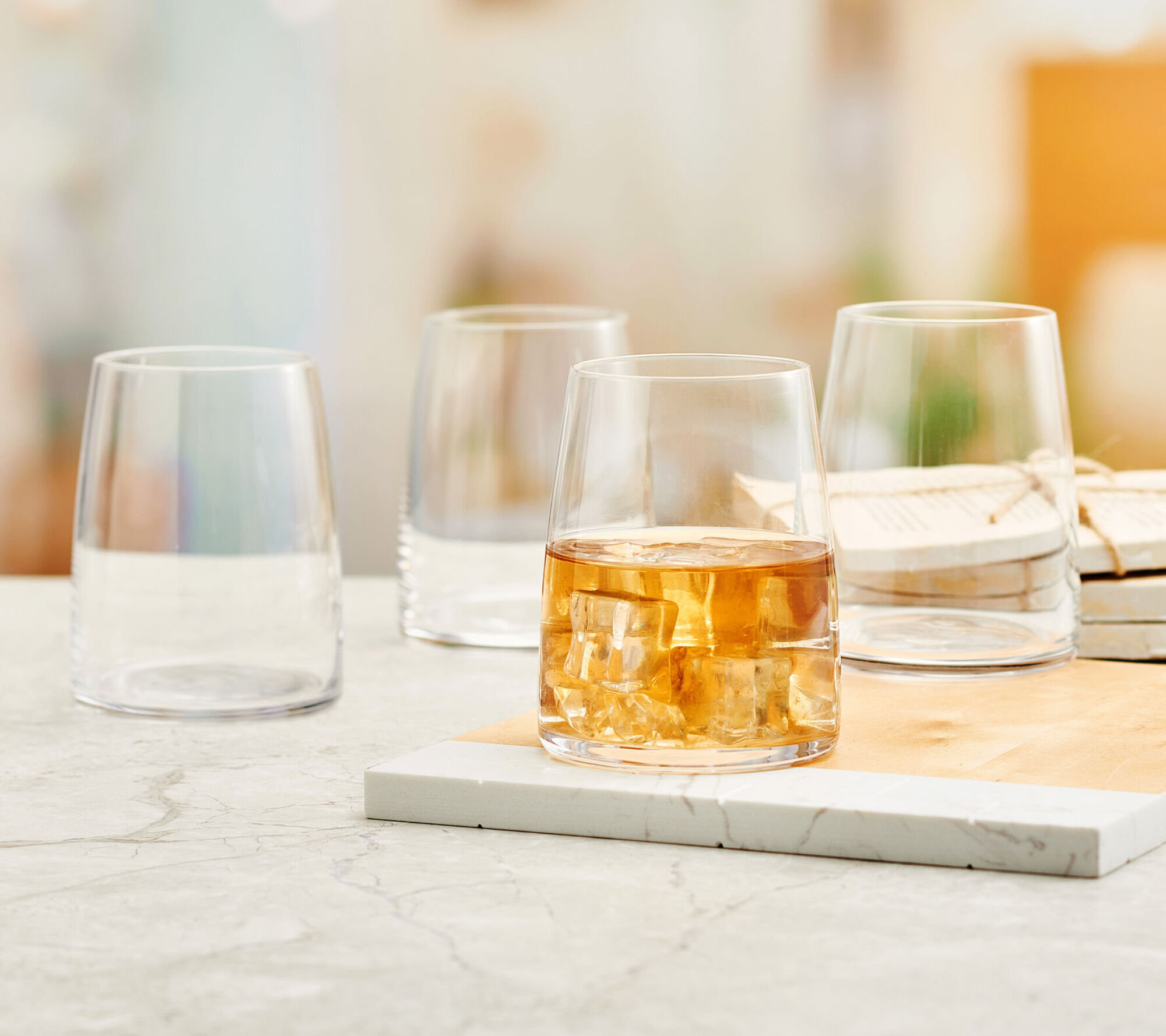 Mikasa Cora 14 oz. Stemless All-Purpose Glasses | Wayfair