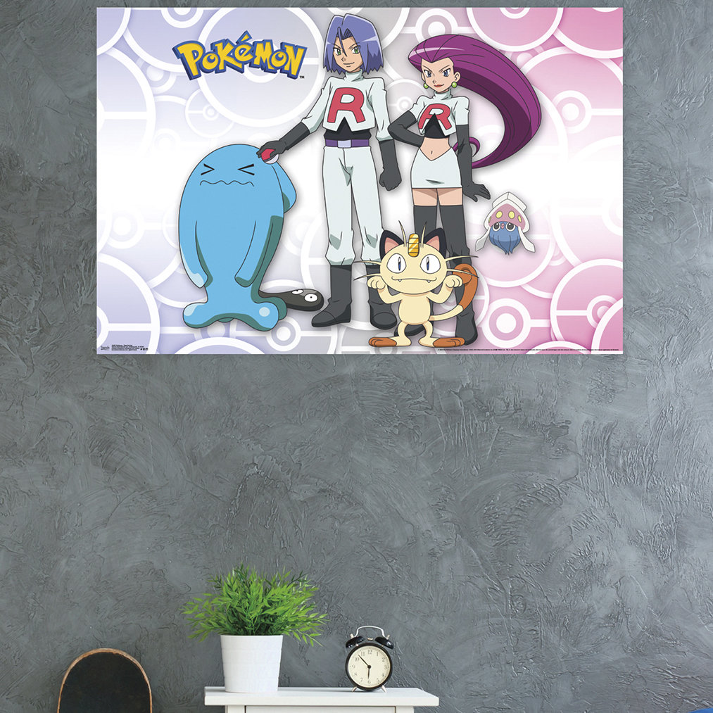 Trends International Pokémon - Team Rocket Paper Print | Wayfair