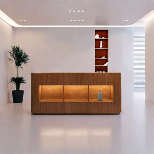 LKIWXAQ RECEPTION DESK Vintage Front Desk Computer Desk 78.74 W | Wayfair