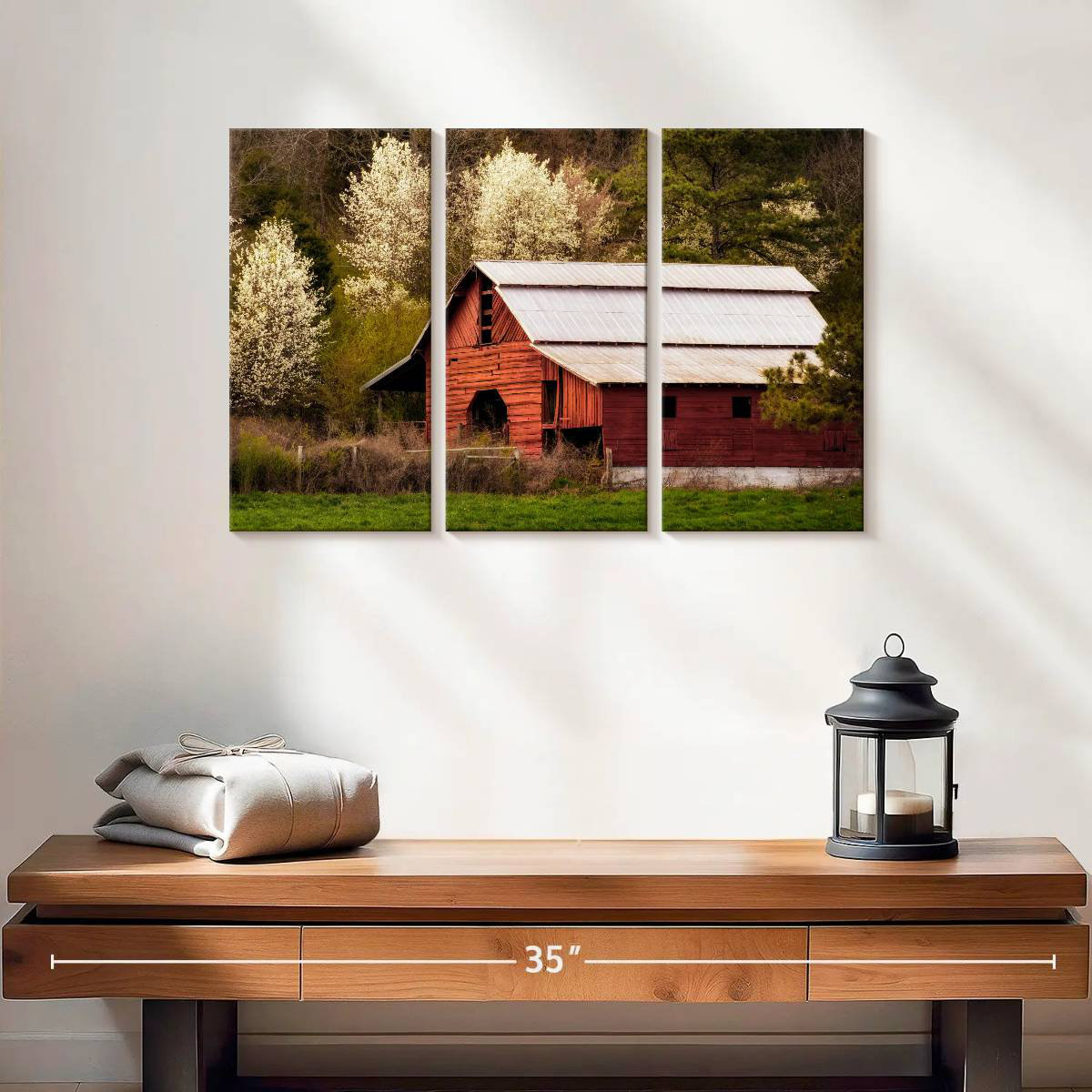 Ebern Designs Lilie Skylight Red Barn | Wayfair