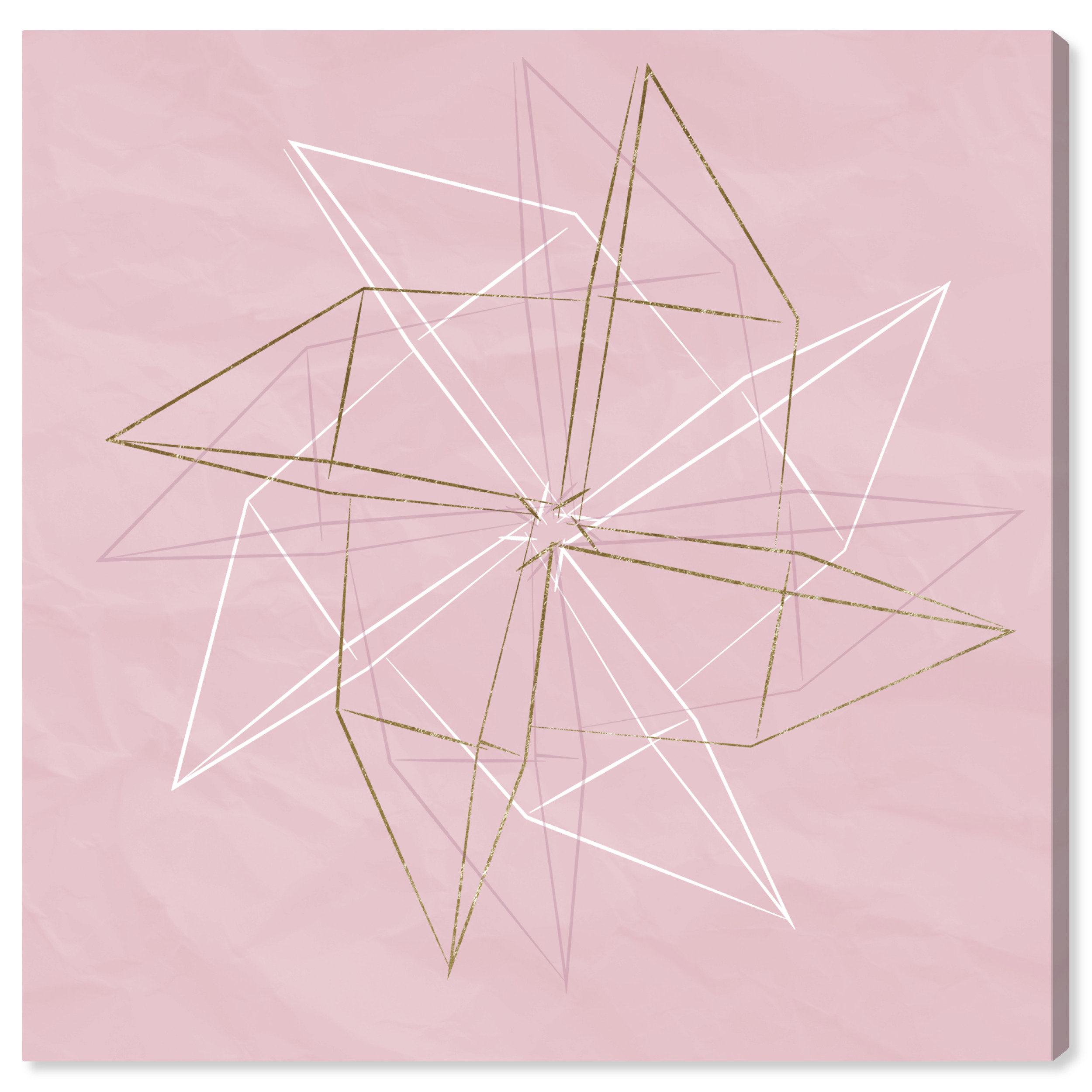 Red Barrel Studio Abstract Origami Moulin Pink Modern & Contemporary ...