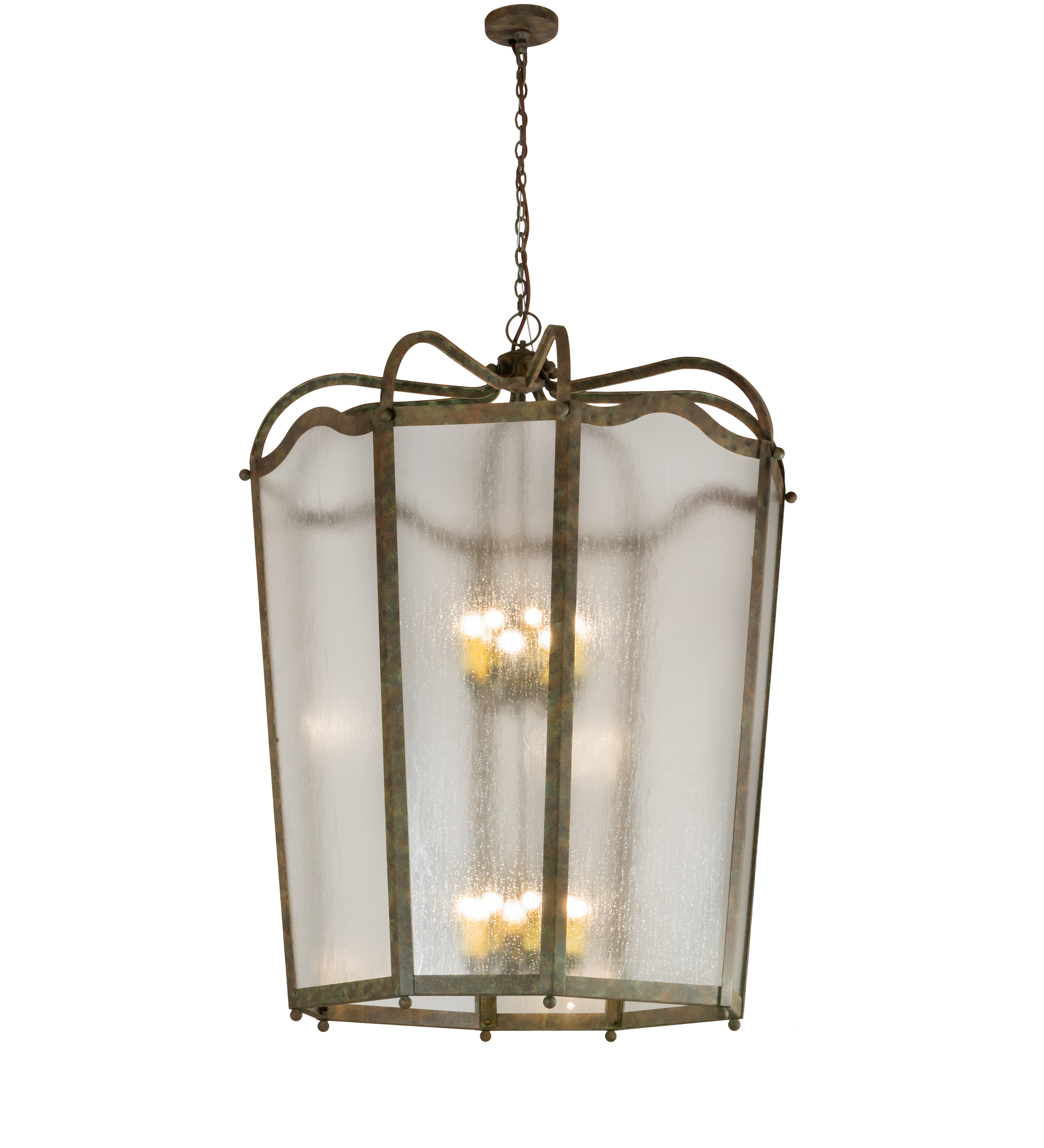2nd Ave Lighting Citadel 16 - Light Lantern Geometric Chandelier | Wayfair