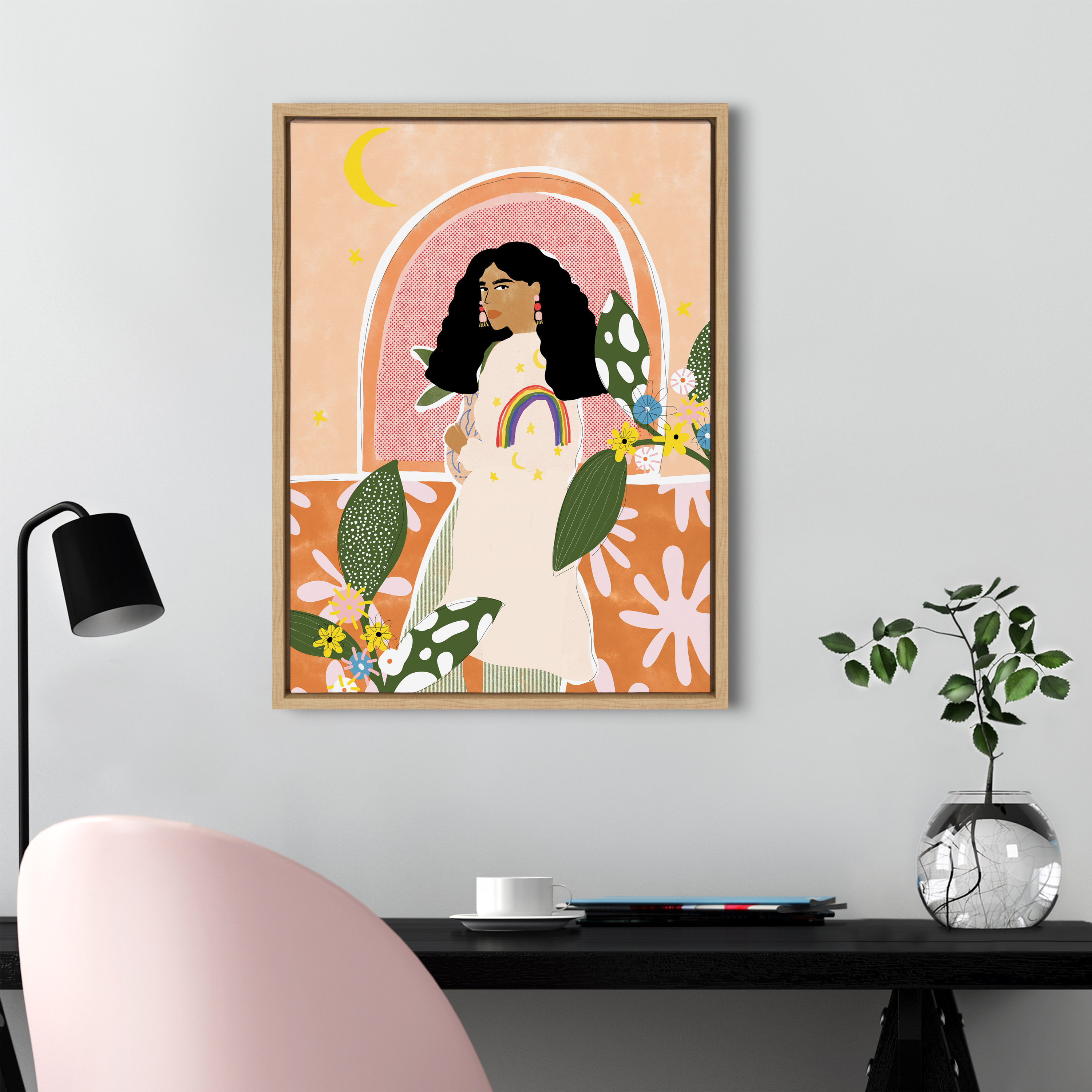 Dakota Fields Bayer Rainbow Sweater by Alja Horvat - Floater Frame ...