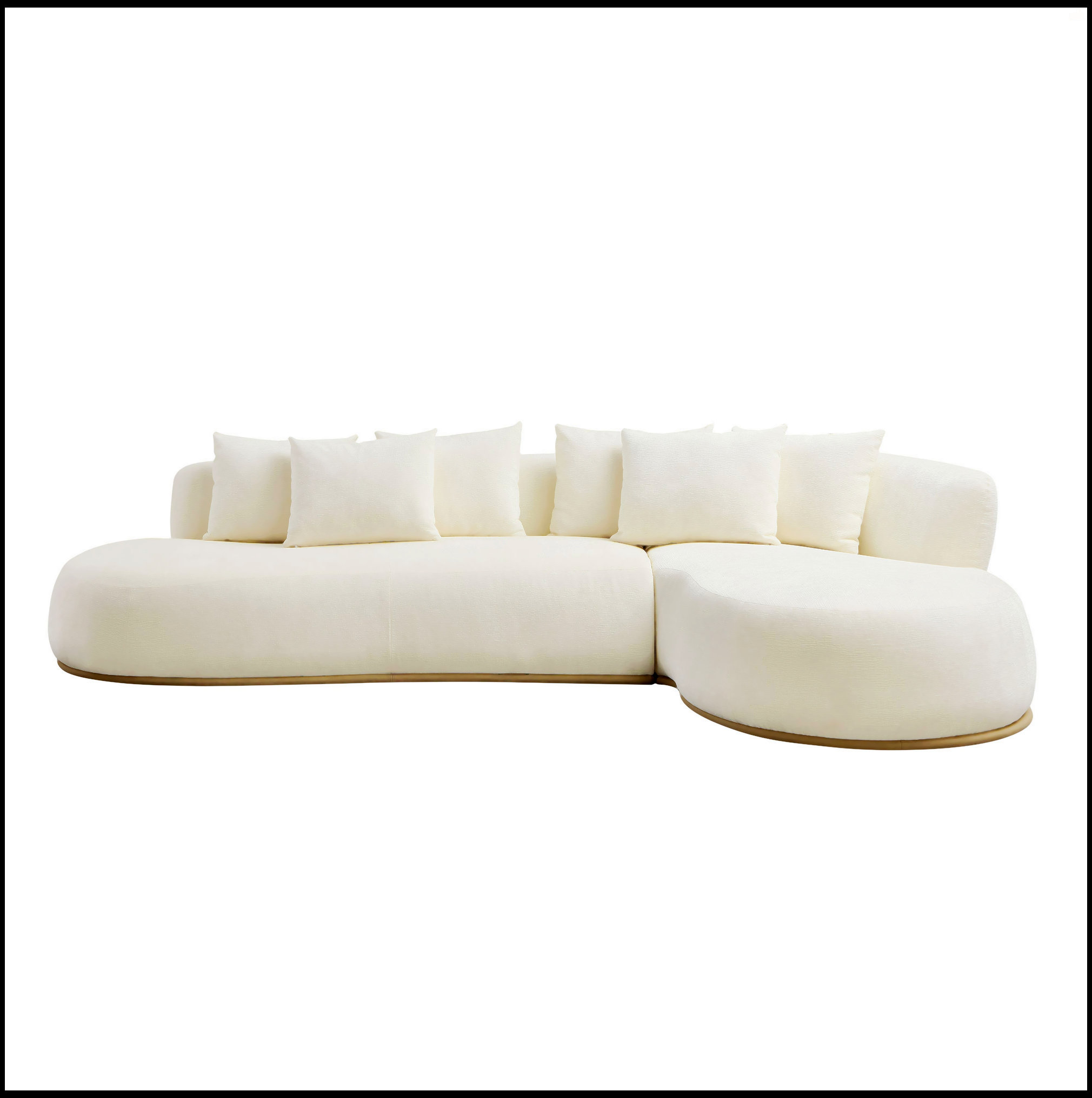 Orren Ellis Beige Chaise | Wayfair