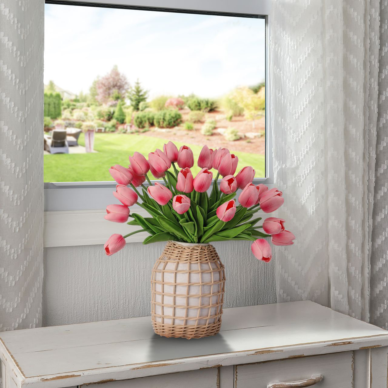 Primrue 13" Eva Dutch Tulip Bundle | Wayfair