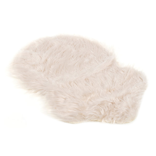 Isabelline Jarod Sheepskin White Rug | Wayfair.co.uk