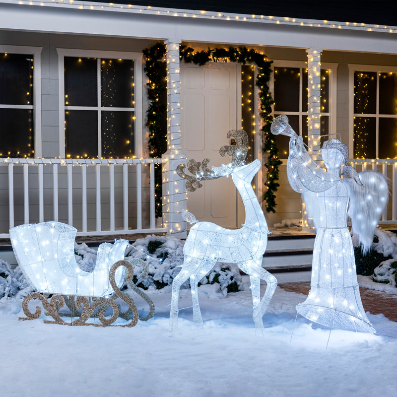 Joiedomi Cotton Angel Lighted Display | Wayfair