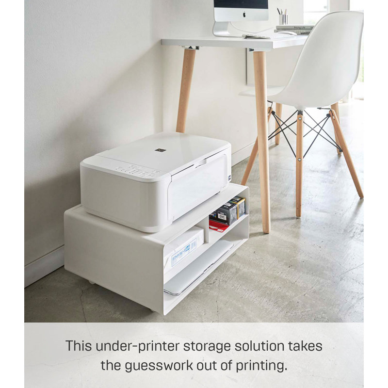Yamazaki Home Desktop Printer Stand - Computer Accessory Office ...