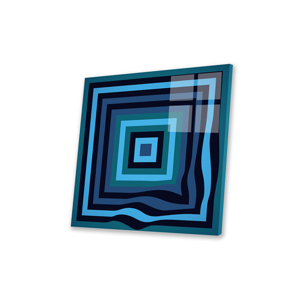 George Oliver Blue Ripple On Plastic / Acrylic by Greg Mably Print ...